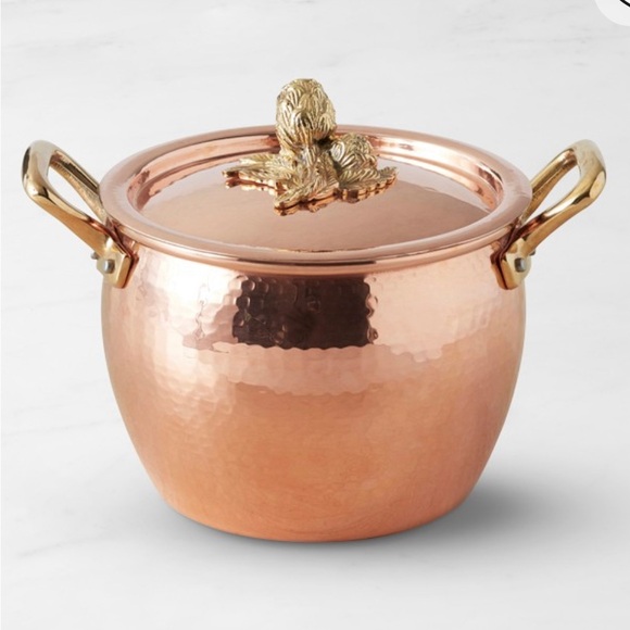 Ruffoni | Kitchen | Ruffoni Historia Hammered Copper Stock Pot 3 2 Qt ...